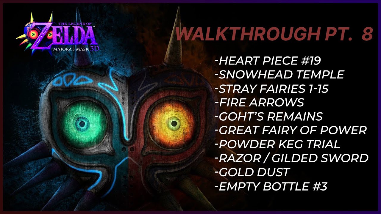 Snowhead Temple | Walkthrough Part 8 | Legend of Zelda: Majora's Mask ...