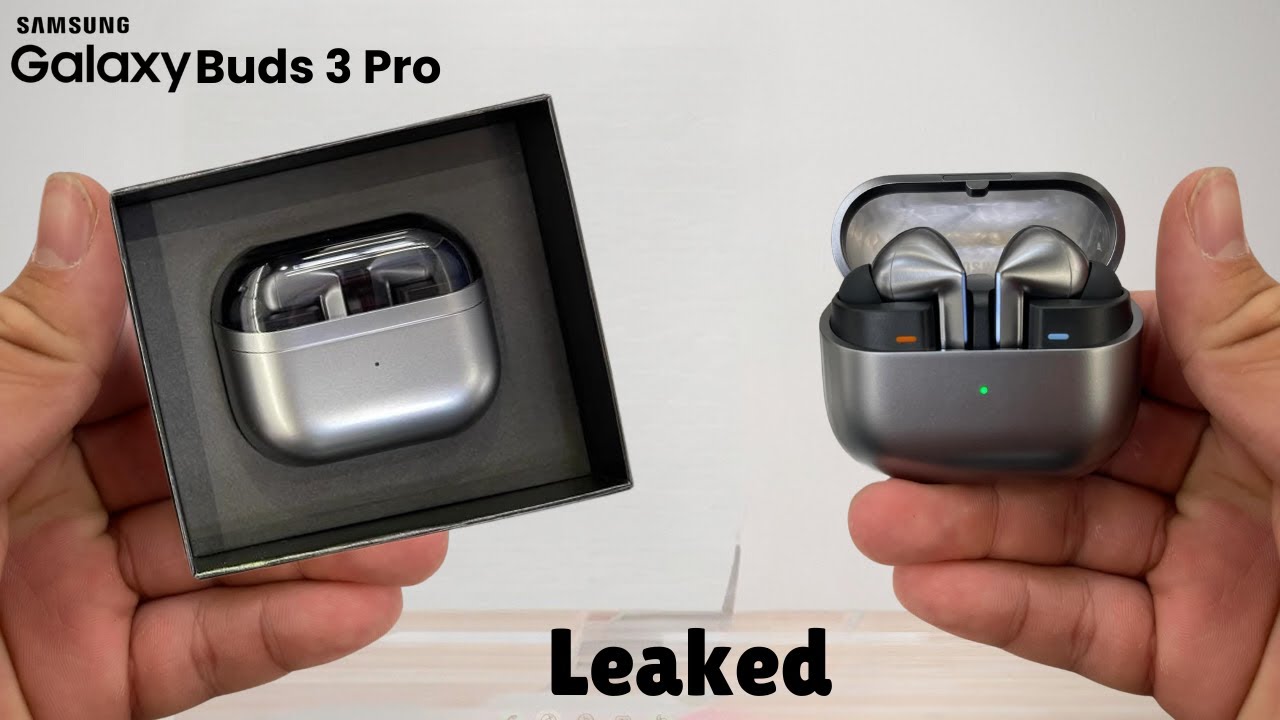 Samsung Galaxy Buds 3 Pro - HANDS ON LOOK! - YouTube