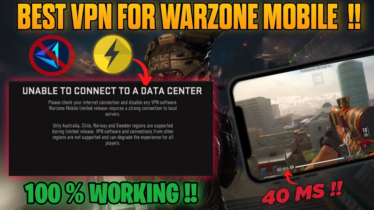 BEST FREE VPN FOR WARZONE MOBILE - NO MORE USE OF GEAR UP BOOSTER - YouTube