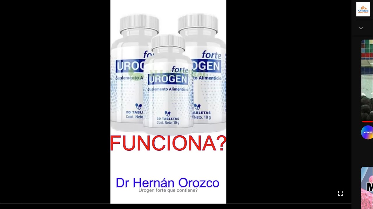 UROGEN FORTE, funciona? Urólogo te dice - YouTube