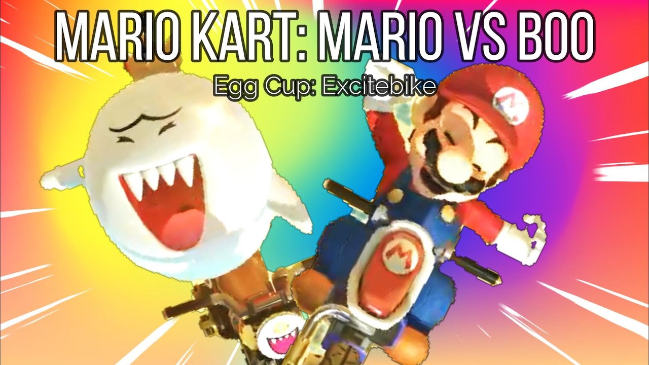 Mario Vs Boo: Mario Kart Deluxe 8 - Egg Cup, ExciteBike - YouTube