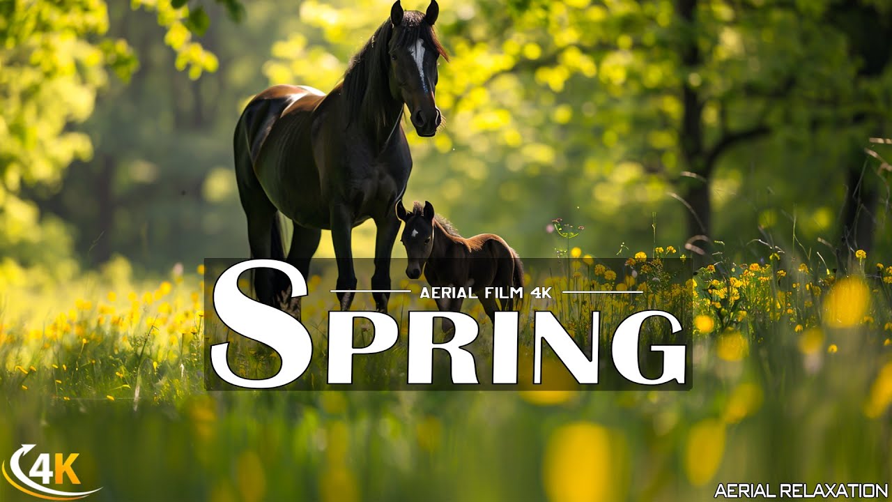 Enchanting Spring Forests with Beautiful Piano Music 🌷 4K Spring ...