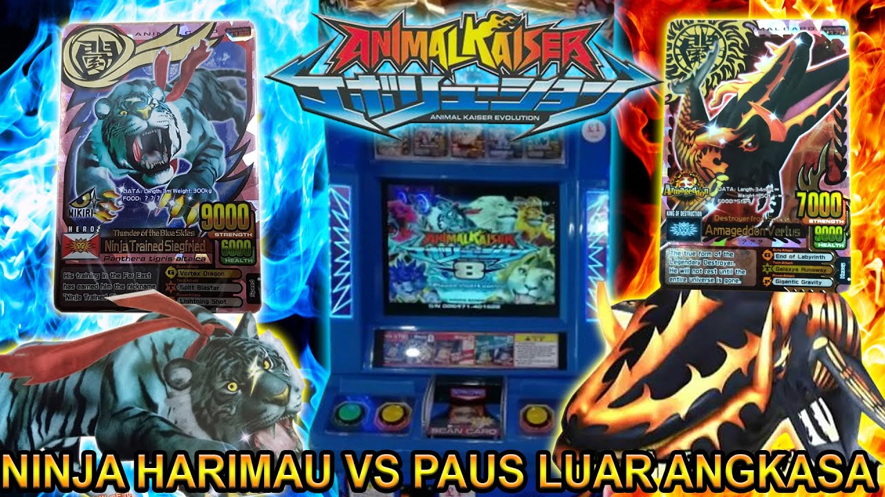 NINJA SIEGFRIED VS ARMAGEDDON VERTUS !!! - ANIMAL KAISER EVOLUTION ...