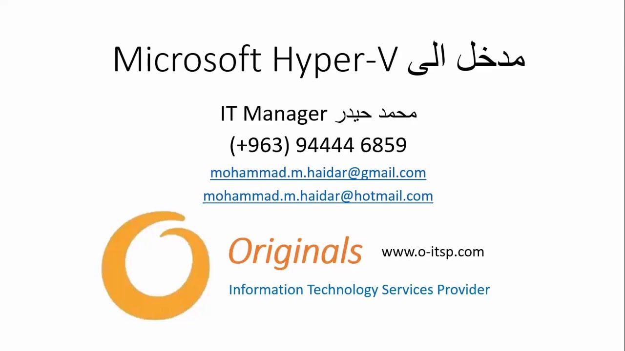 intro to Hyper V - YouTube