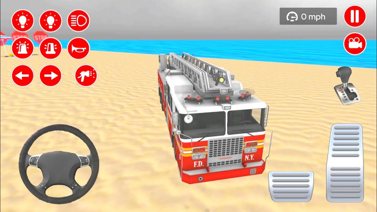 REAL FIRE TRUCK DRIVING GAME 2022 GAMEPLAY - SRINIVAS GAMING WORLD # ...