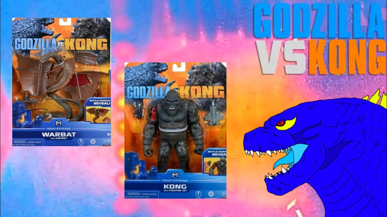 Kaiju News: GvK toy Kong with Fighter Jet and Warbat (Nozuki) with ...