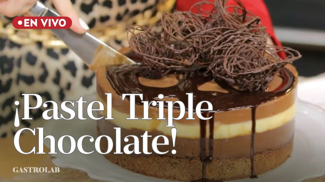 ¿Quieres preparar un delicioso Pastel Triple Chocolate? | Al Estilo de ...
