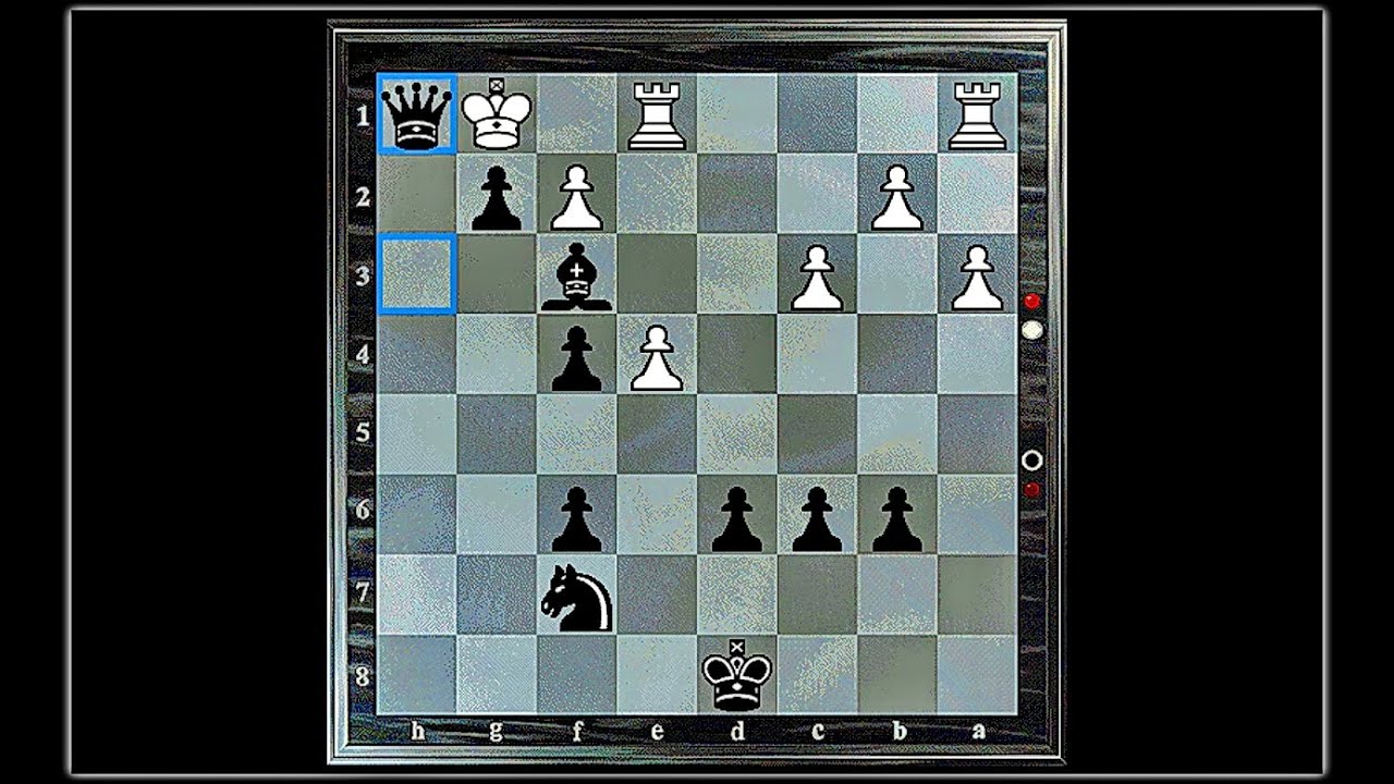 The Best Neil chess (D -16!.. 27). Агония белых, самоубийство королевы ...