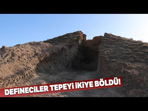 Definecilerin İkiye Böldüğü Tepeden Anıt Mezar Çıktı