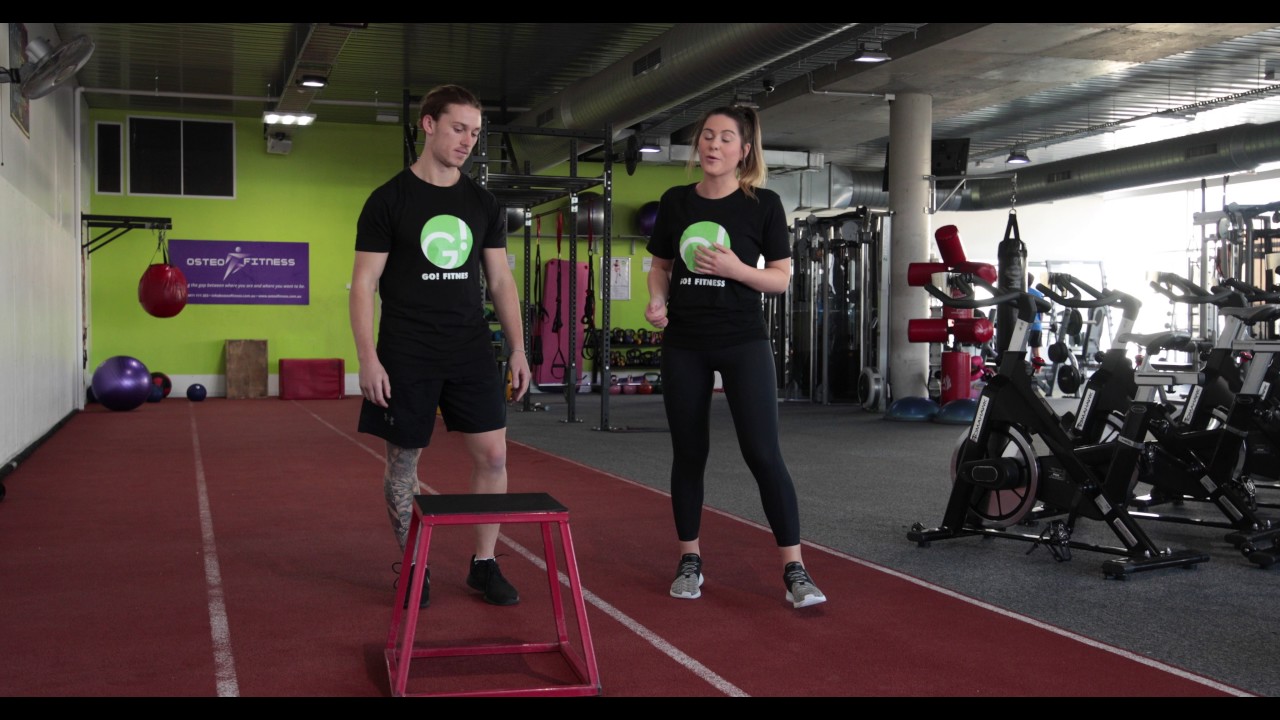 Go! Fitness Instructional Video - Box Lunge - YouTube