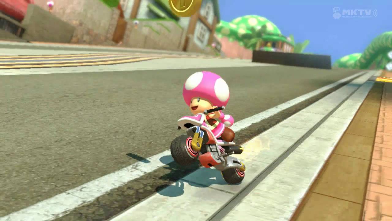 Wii U - Mario Kart 8 - Toad Harbour 200cc VS Race - Toadette - YouTube