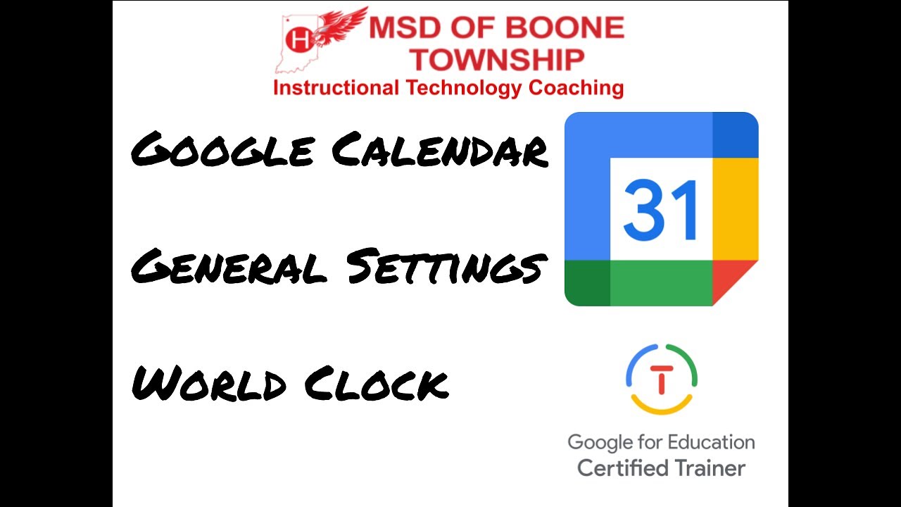 Setting Up World Clocks in Google Calendar - YouTube