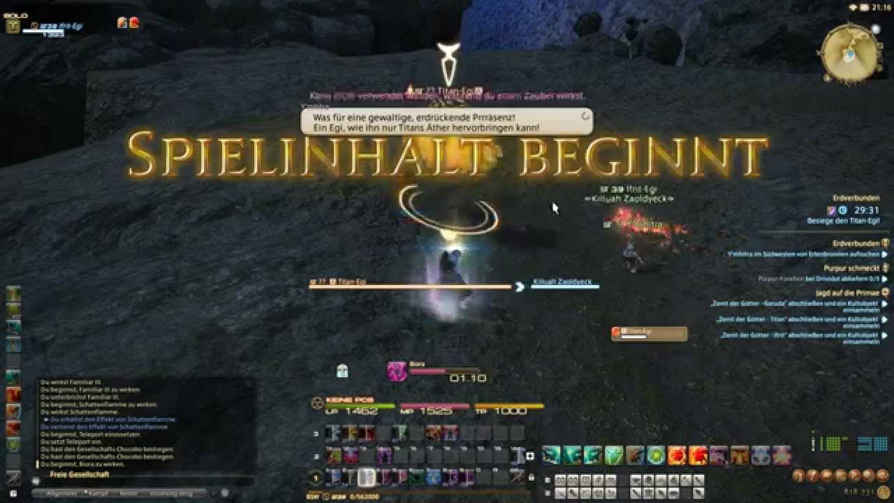 Let's Play Final Fantasy XIV ARR - #145 Der Beschwörer und sein Titan ...