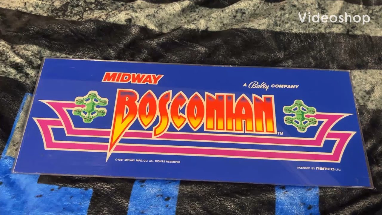 BOSCONIAN ARCADE GAME - YouTube
