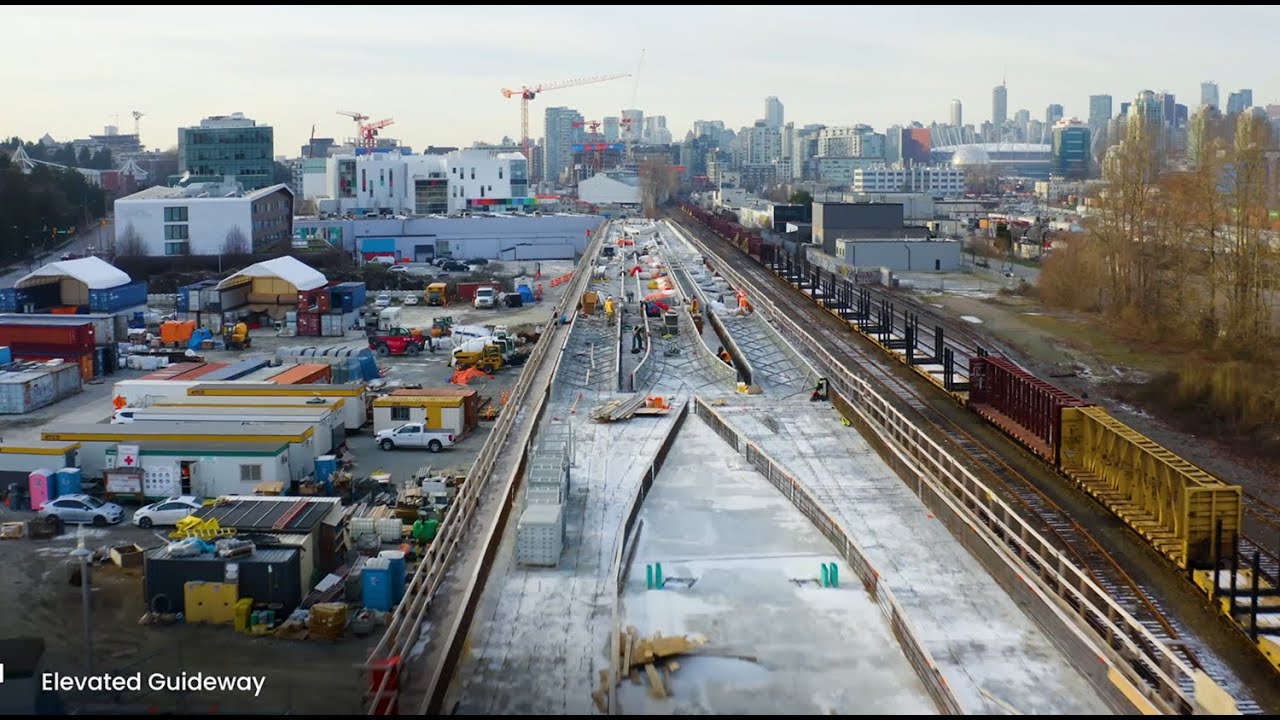 Aerial views of the Broadway Subway Project in Vancouver | ACCIONA ...