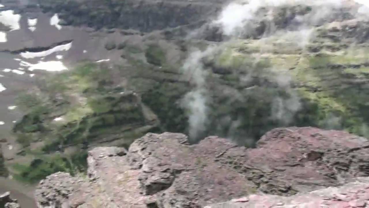 Mount Oberlin - the descent - Glacier National Park - YouTube