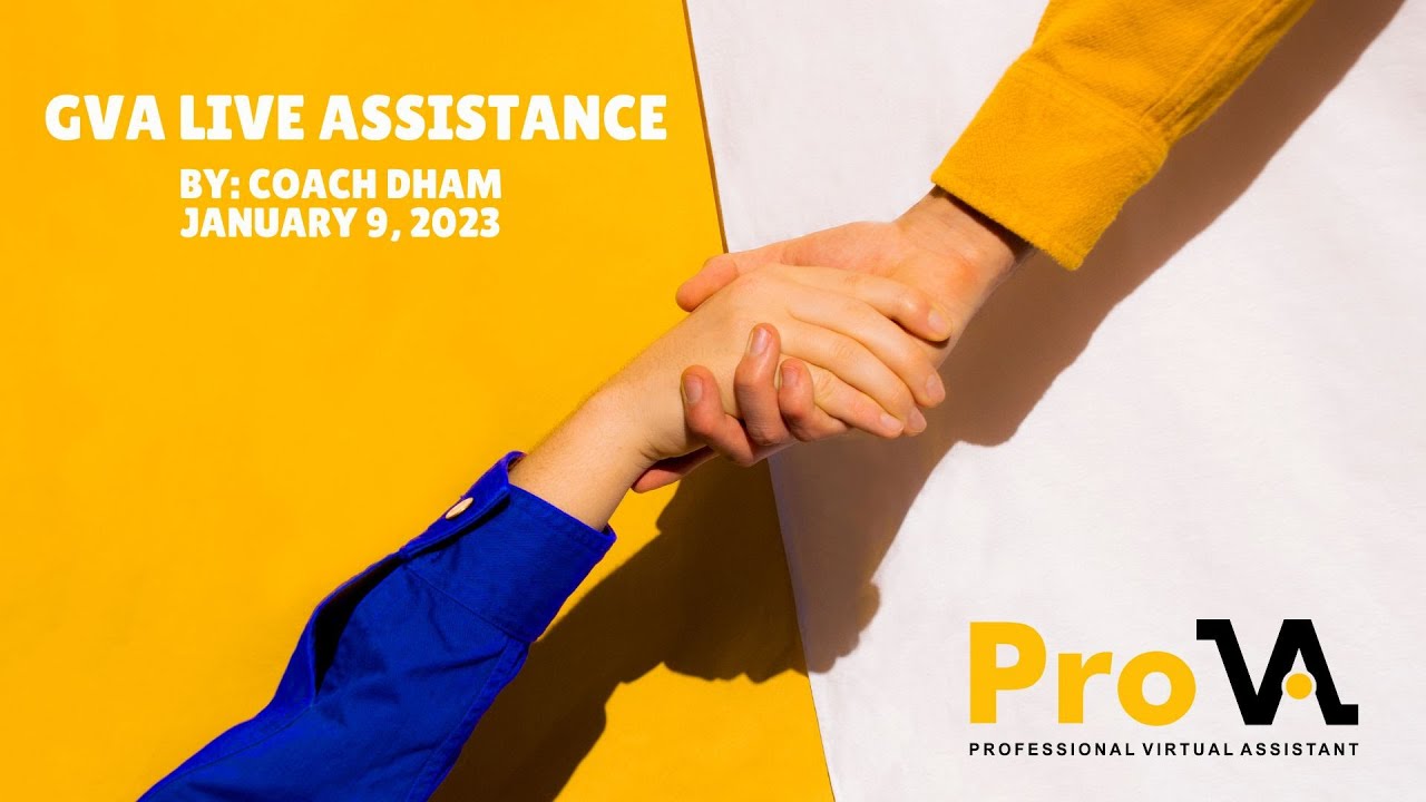 PRO VA GVA LIVE ASSISTANCE BY COACH DHAM 1.9.2023 - YouTube