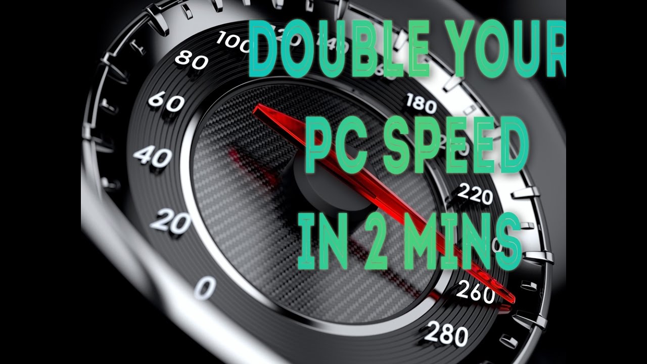 Speed up computer performance in 2 minutes 100% works - YouTube