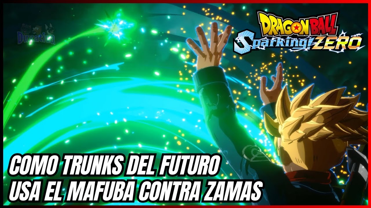 Como Trunks del Futuro usa el MAFUBA contra Zamas DRAGON BALL SPARKING ...