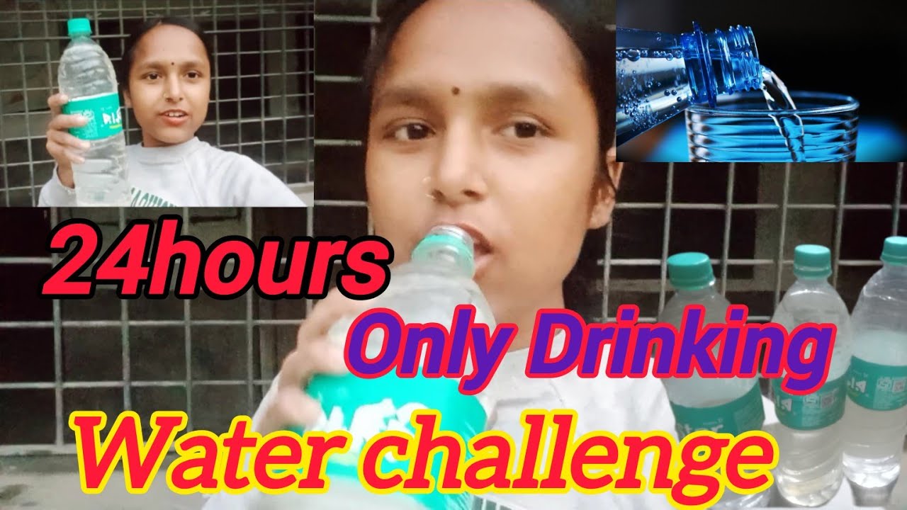 Drinking Only **Water **For 24 Hours //Water Challenge//Water Drinking ...