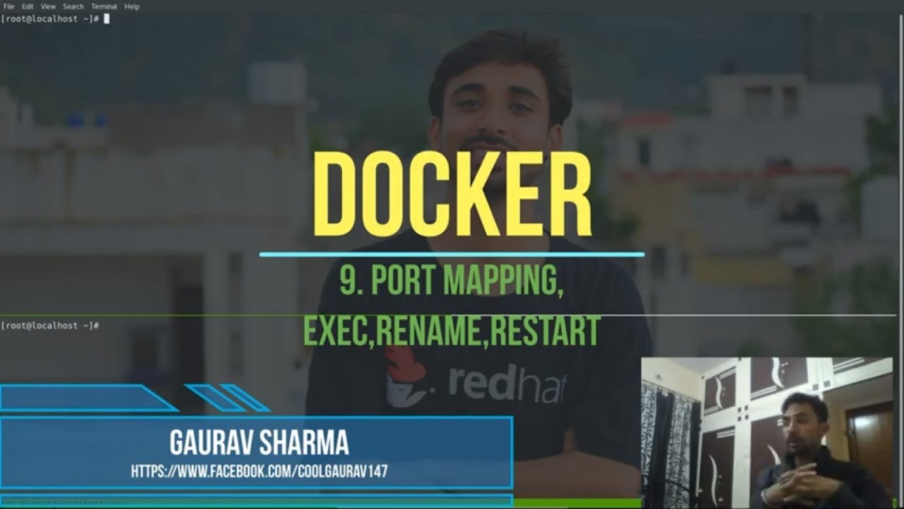 8 Docker In Hindi Docker Port Mapping Rename Container Restart Container Exec Container 2923