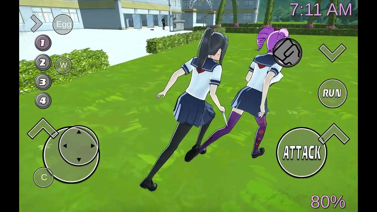Killing the rivals and the teachers in yandere Chan simulator - YouTube