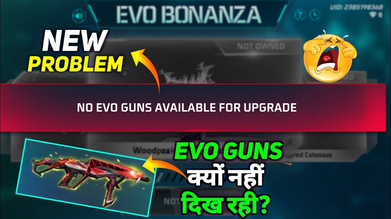 No Evo Guns Available For Upgrade Problem Evo Bonanza Event 😭 - Evo Gun ...