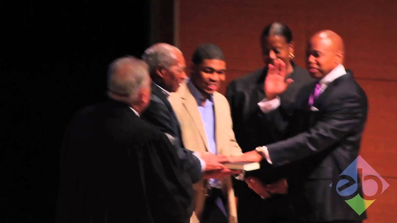 Eric Adams Inauguration Swearing In: EastBrooklyn.com - YouTube
