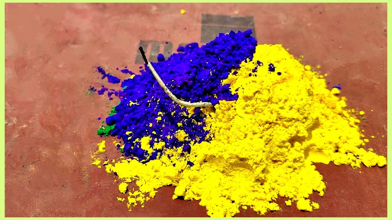 World's first colour bomb | we made colour bomb using VIP| Real buzz ...