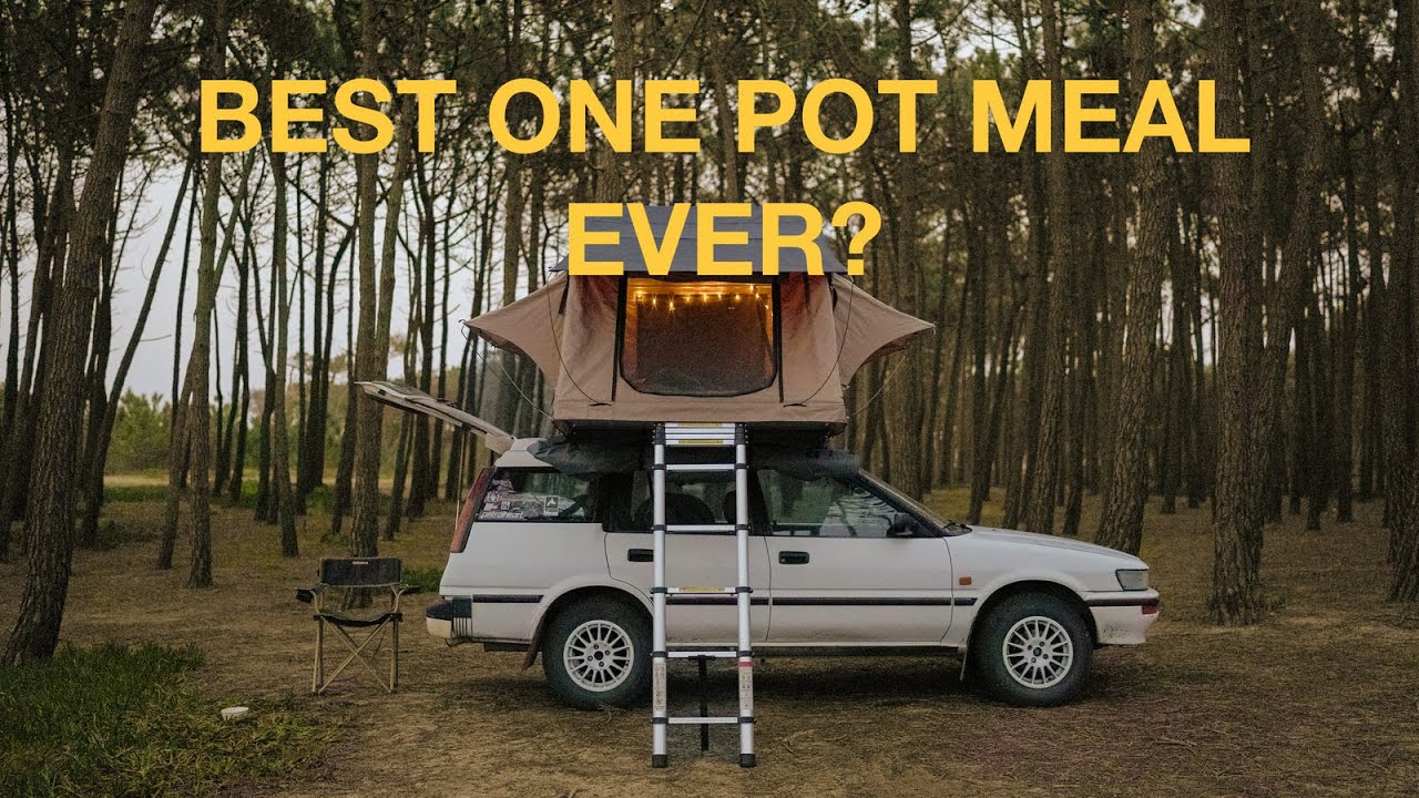 Camping & Cooking Out Of My Car - YouTube