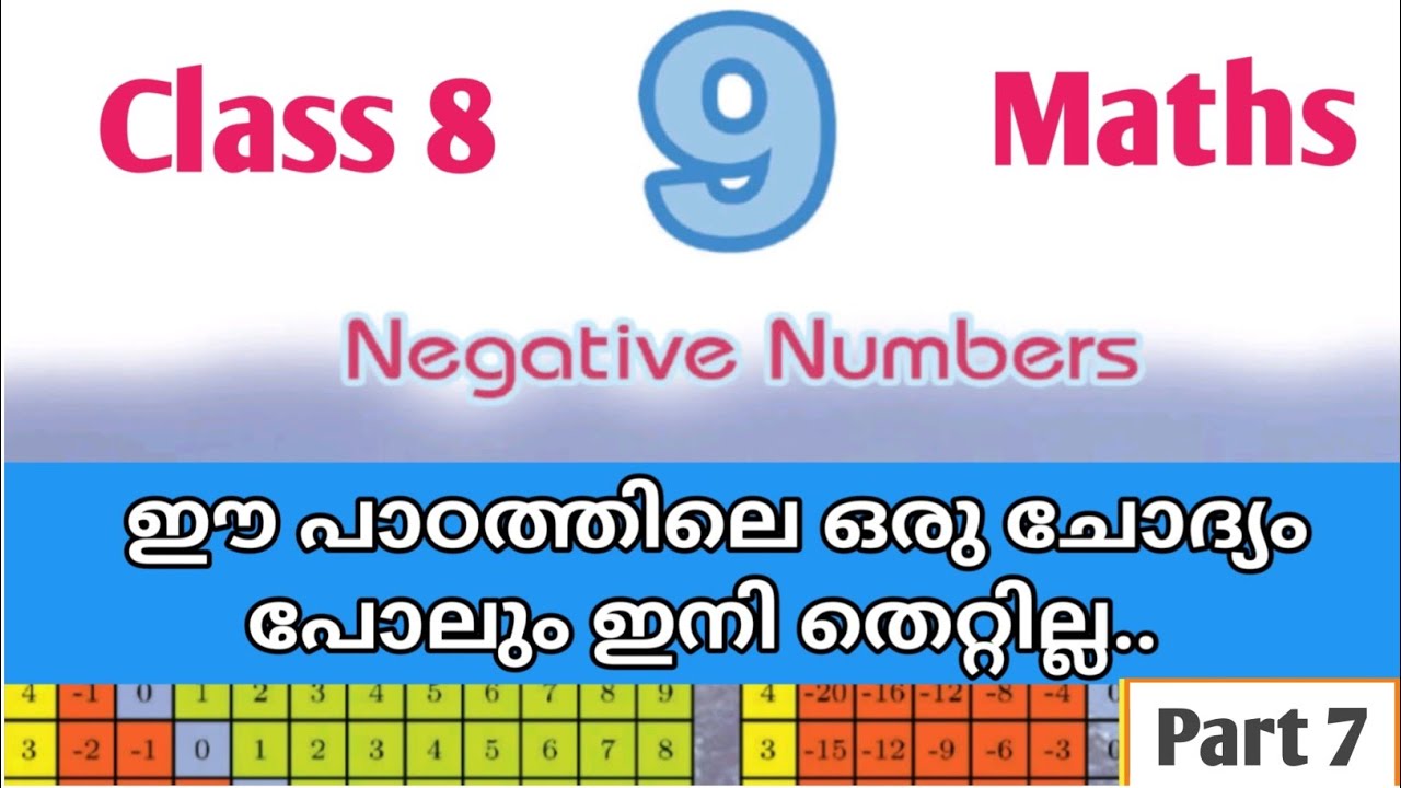 Negative Numbers Class 8 Maths Chapter 9 Textbook Questions And Answers negative-numbers-class-8-maths-chapter-9-textbook-questions-and-answers
