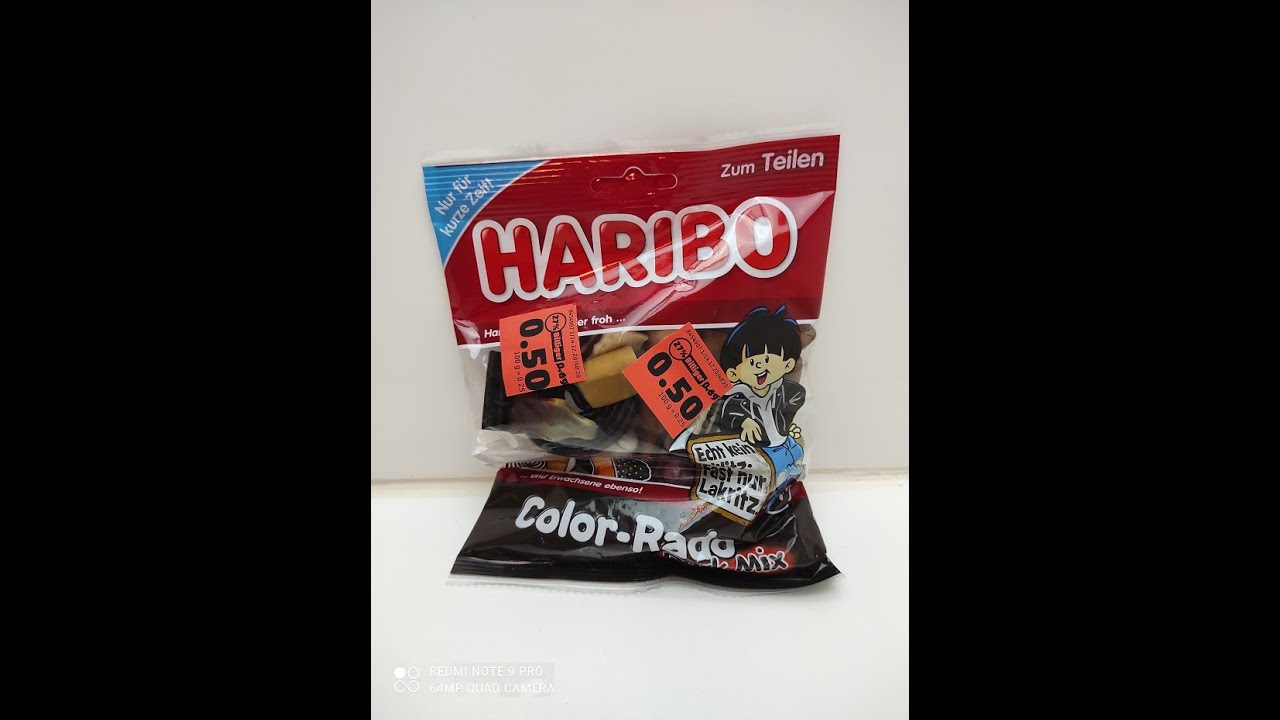 Haribo Color Rado Dark Mix - YouTube