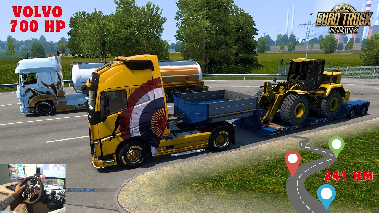 Ets2 volvo truck 700 hp, cargo wheel loader 15.000 kg, Amsterdam ...