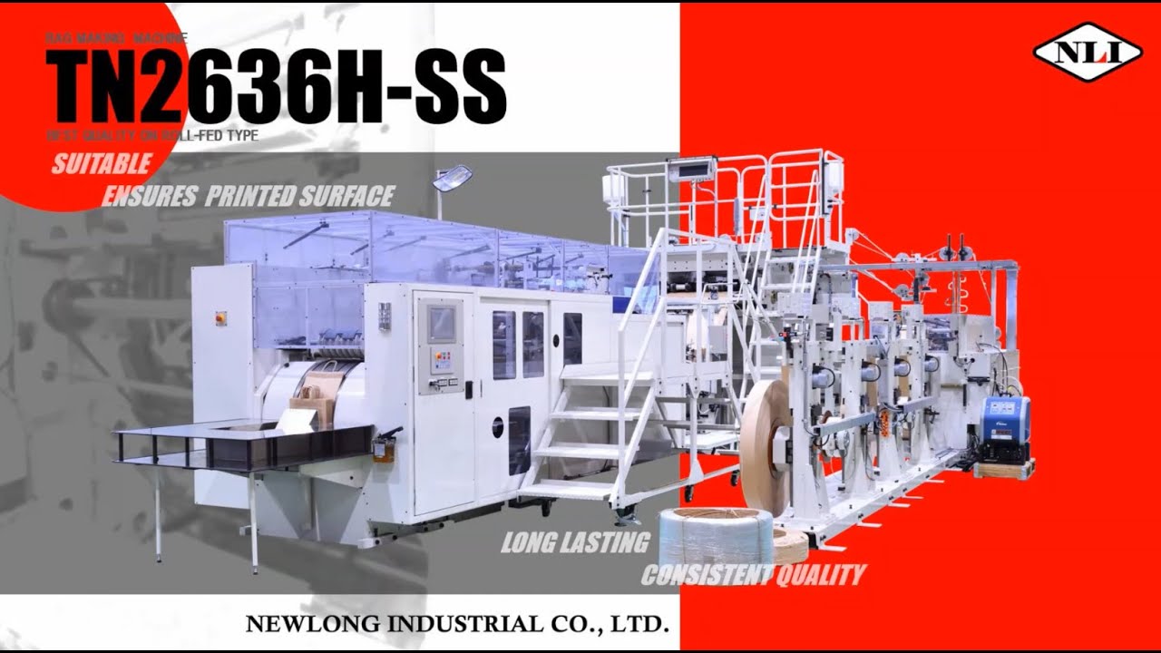 【TN2636H-SS, Newly modified Bag Making Machine】 NEWLONG INDUSTRIAL CO ...