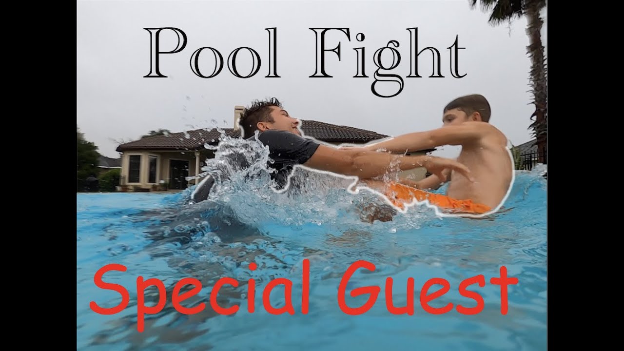 INSANE POOL FIGHT (I BROKE MY DOG) - YouTube