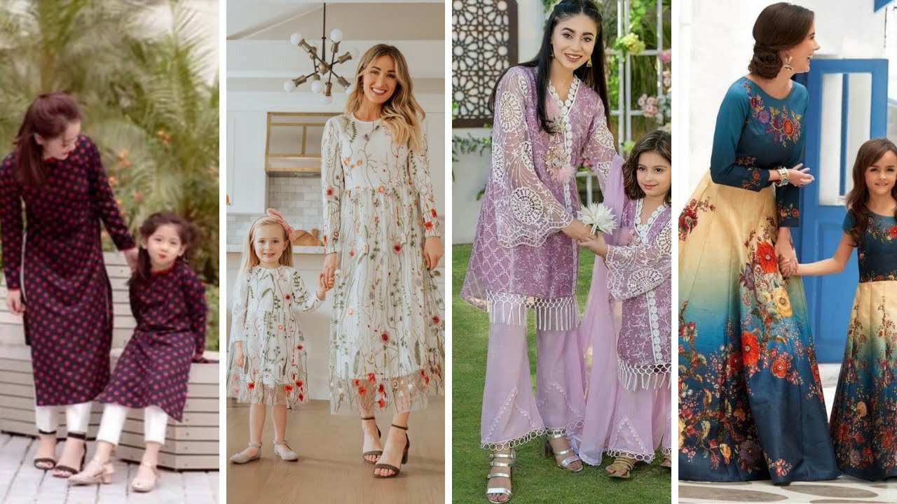 Mother and Daughter Matching Outfit Ideas/Mother and Daughter Same ...
