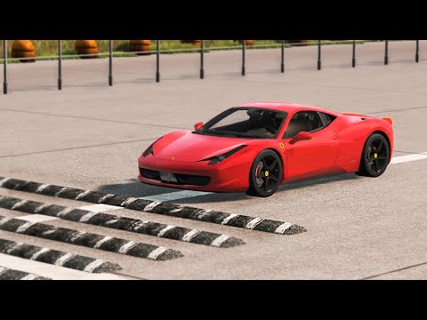 Ferrari 458 Italia – Speed Bump Test (Virtual simulation)