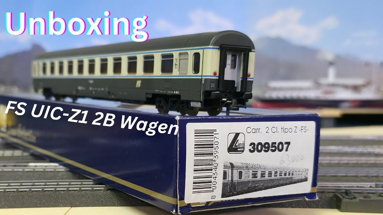 Unboxing: UIC Z1 2B Wagen der FS (Lima 309507) - YouTube