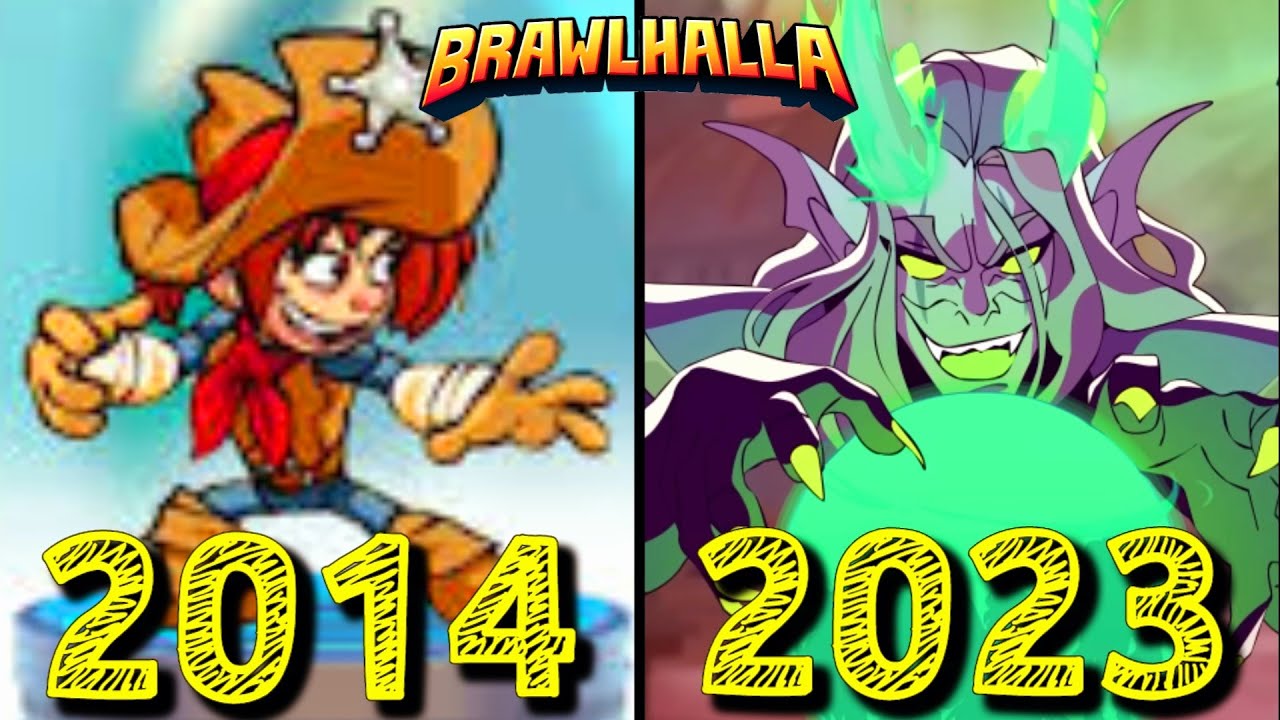 Evolution of Brawlhalla Games 2014-2023 - YouTube