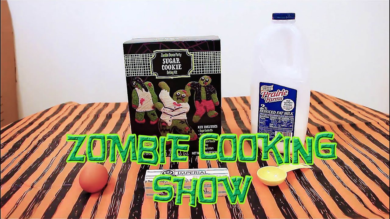 Zombie Cooking Show: Zombie Cookies - YouTube