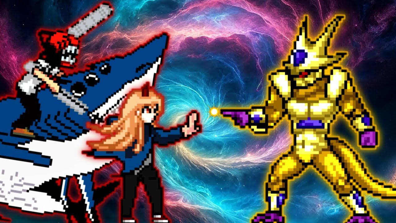 Chainsaw Man & Power VS Golden Cooler V2 in Jump Force Mugen - YouTube