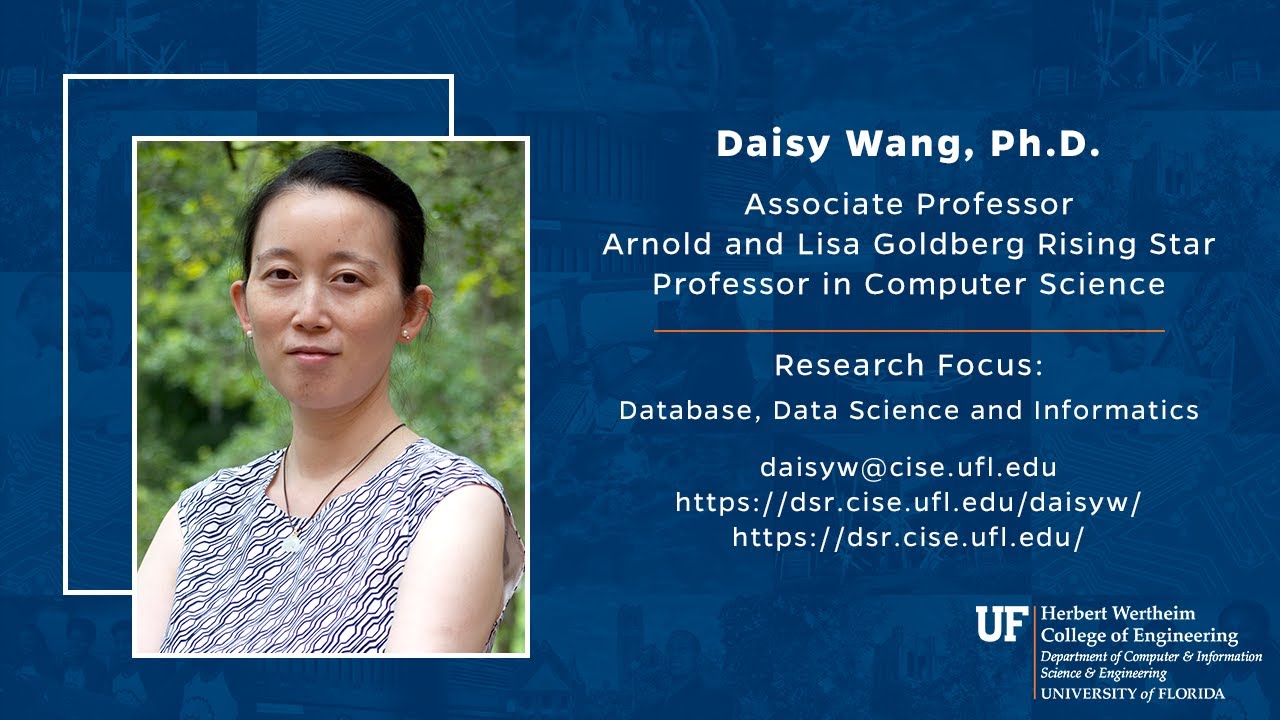 Faculty & Lab Introductions: Daisy Wang, Ph.D. - YouTube