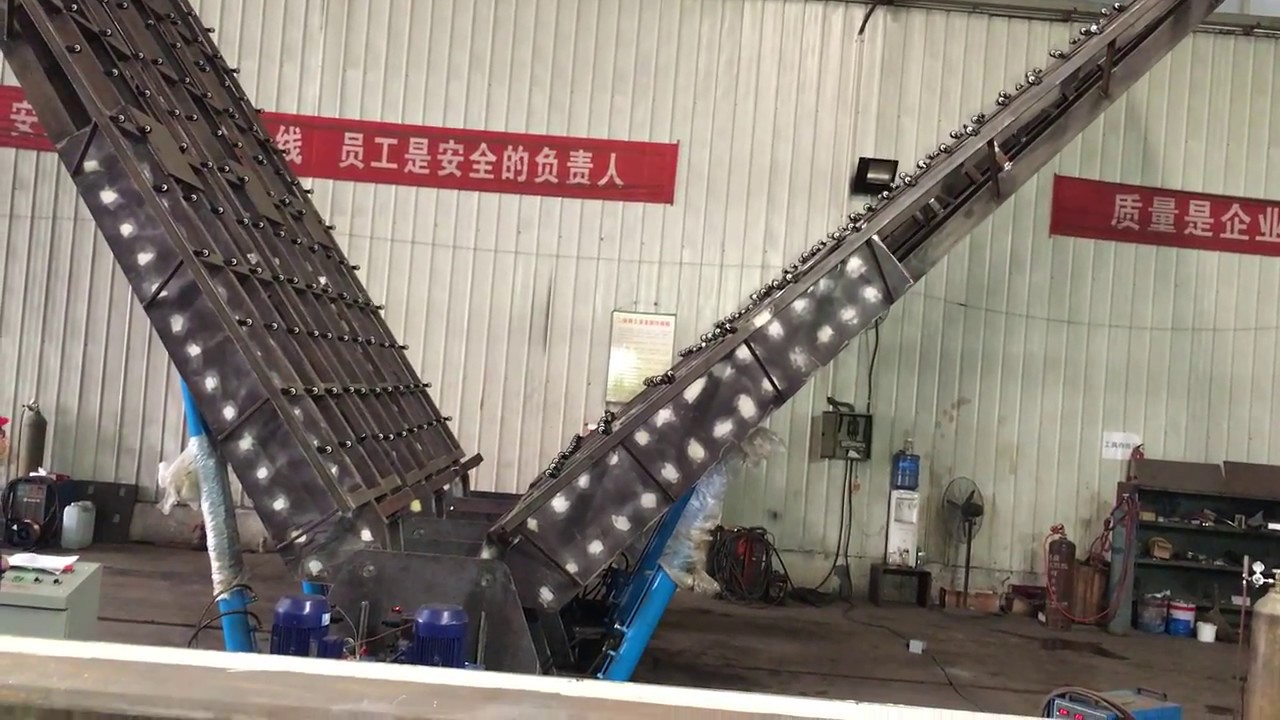 Automatic Cement mixer and pressure vessel plate flip machine working ...