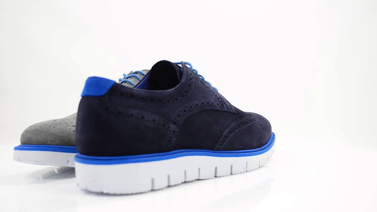 MARUTI MEN SHOES FENDER FOOTWEAR SUEDE NAVY - YouTube