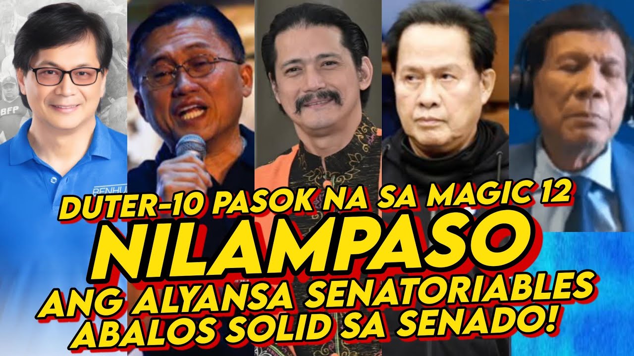NALOKO NA! PDP LABAN SENATORIABLES NANGUNA NA SA SURVEY, PASOK LAHAT SA ...