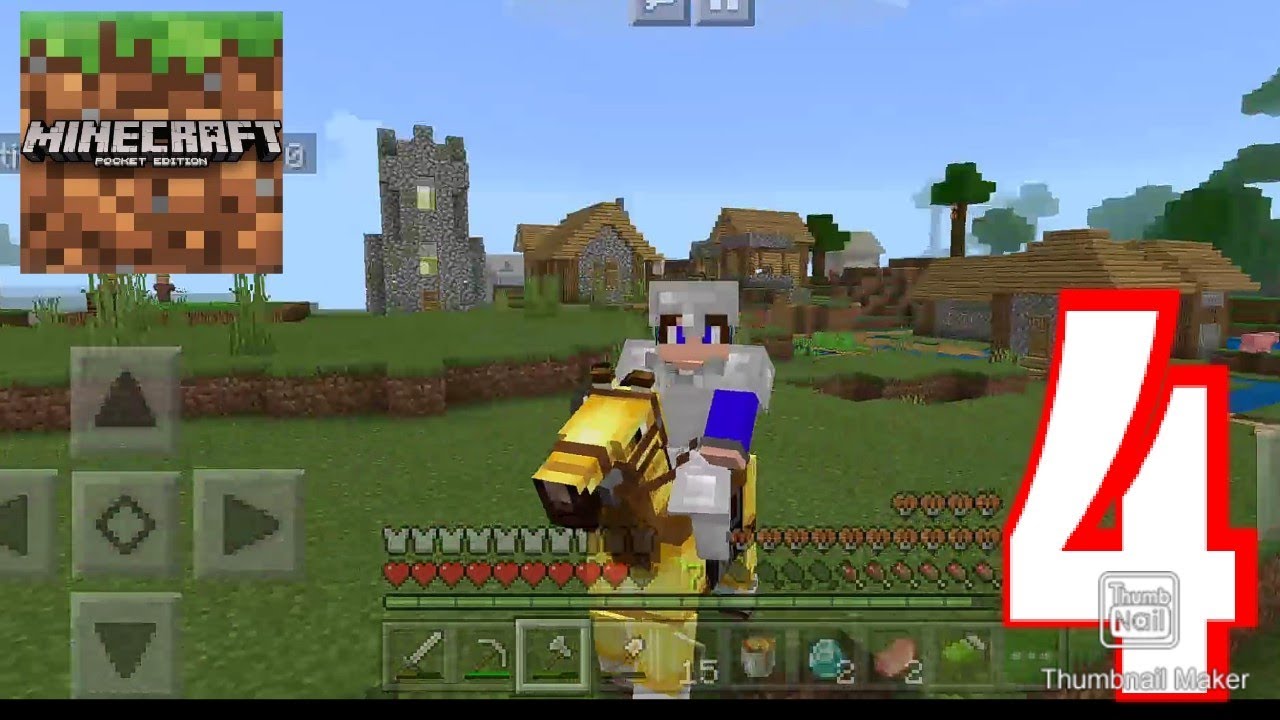 Minecraft Pocket Edition Gameplay Walkthrough Part 4 - YouTube