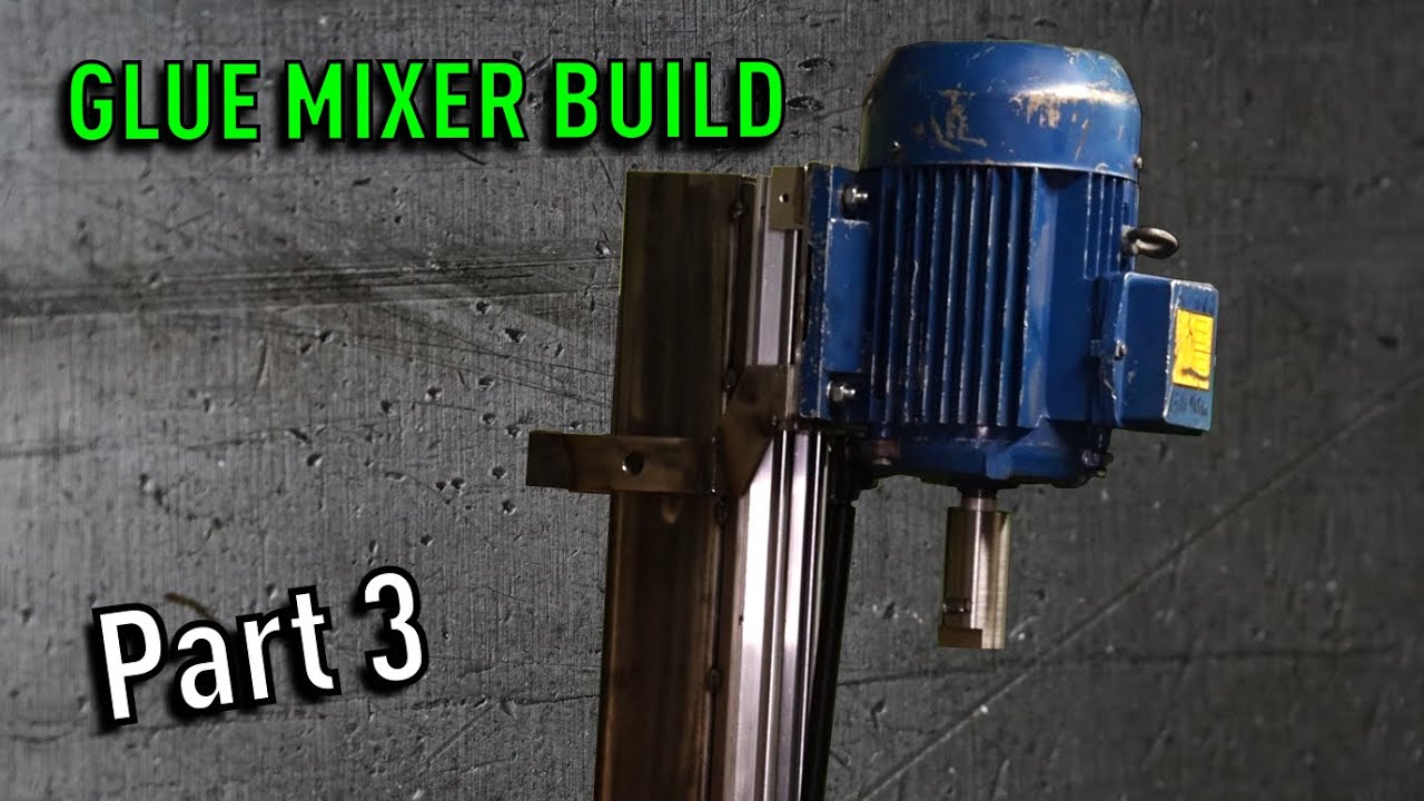 Building a DIY Plaster Mixer - The Mixing Head - YouTube