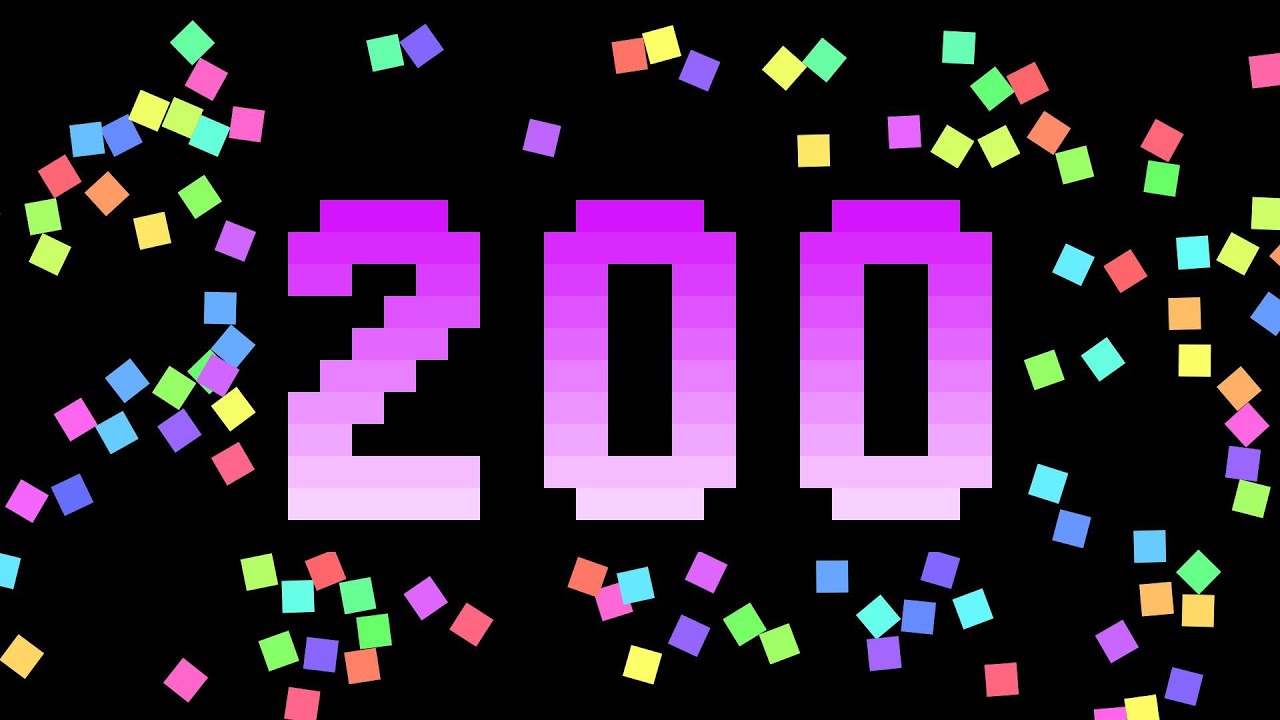 200 Seconds Pixels Explode Timer - YouTube