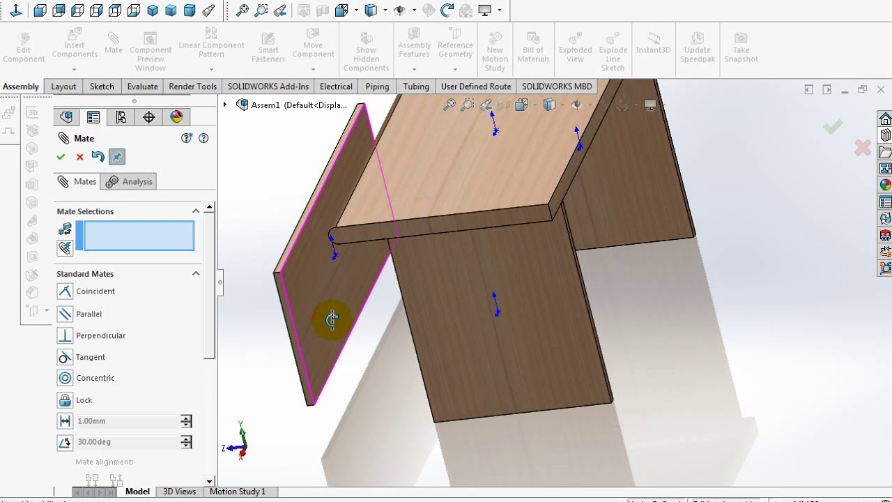 solid works tips and tricks 2017 Designing Furniture in SolidWorks ...