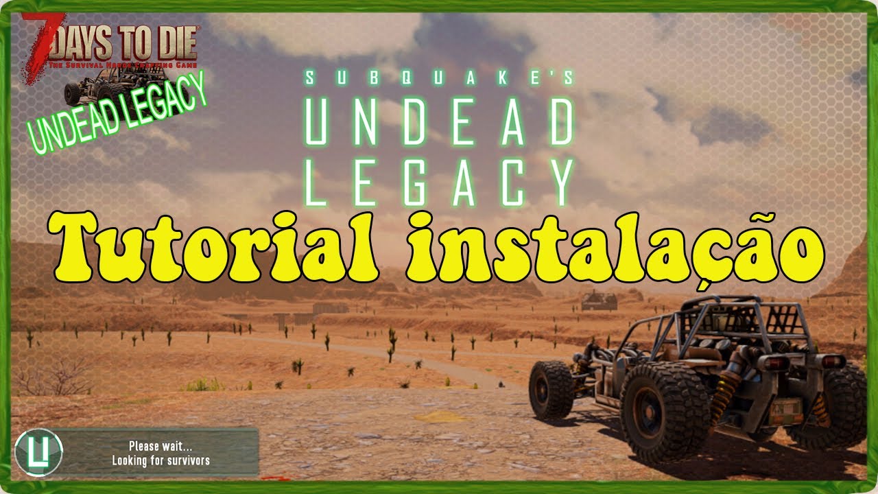 Tutorial instalação 🚔Undead Legacy🚔 - YouTube